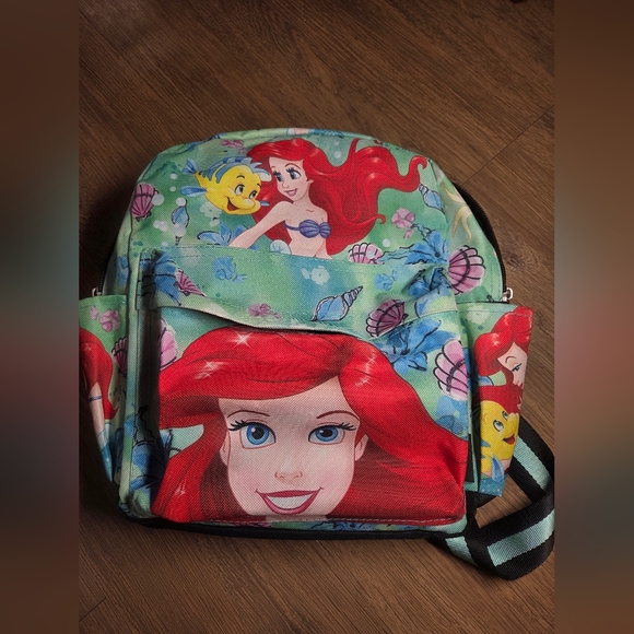 Disney | Accessories | Disney Princess Little Mermaid Vibrant Backpack ...